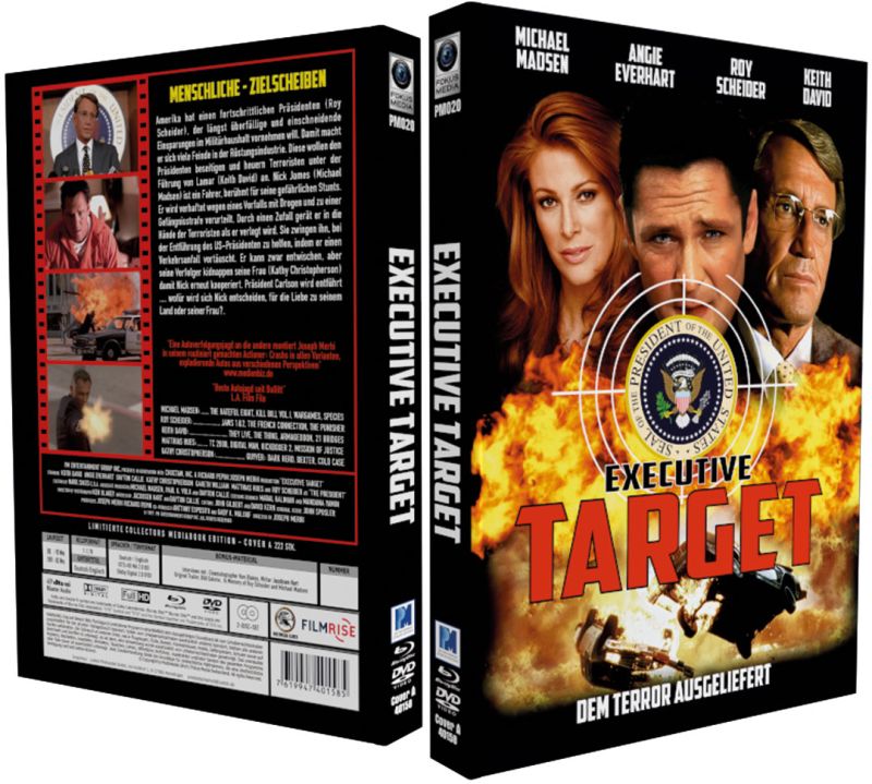 EXECUTIVE TARGET - Cover A - Mediabook (Blu-Ray+DVD) - Limited 222 ...