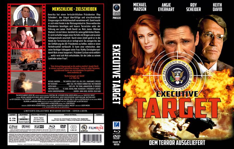 EXECUTIVE TARGET - Cover A - Mediabook (Blu-Ray+DVD) - Limited 222 ...